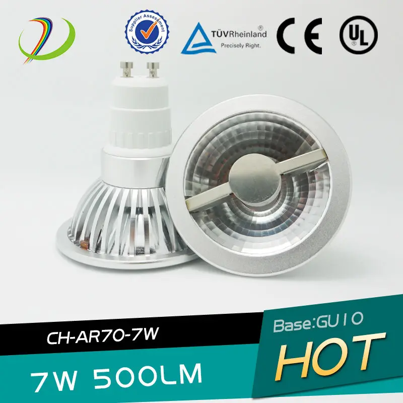 Led Ar70 Qr70 7w 12v/220v Led Lights Ar70 3000k - Buy Led Lights Ar70 ...