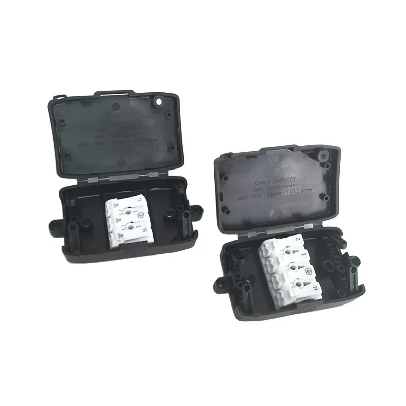 Vde Ce Ip44 Screwless 3 Pole Waterproof Junction Box With 3 Pole ...