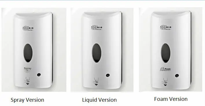 Automatic Liquid Soap Dispenser with Infrared Sensor - 1-1.5ml, Wall ...