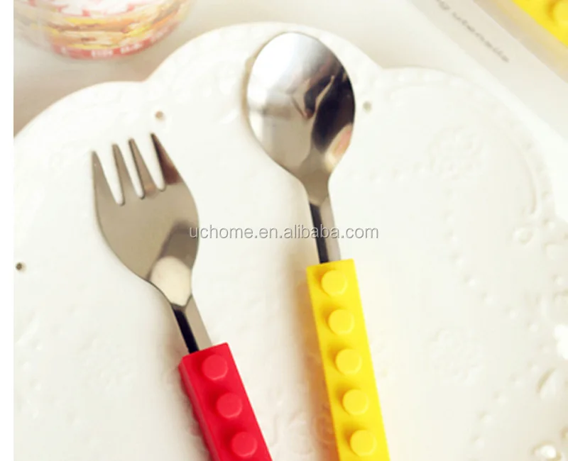UCHOME Legos Silicone Building Utensils - Sustainable & Disposable