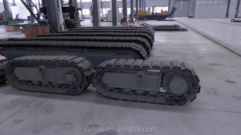 Double Crawler Track Chassis/ Crawler Track Undercarriage From 0.5ton ...