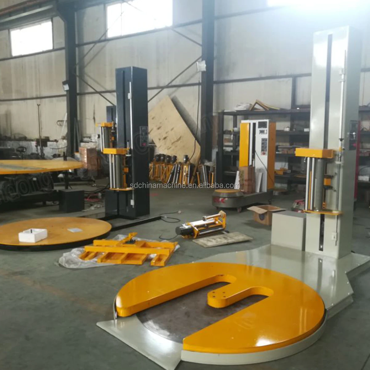 Smart Automatic Pallet Stretch Wrapping Machine With Weight Scale for ...