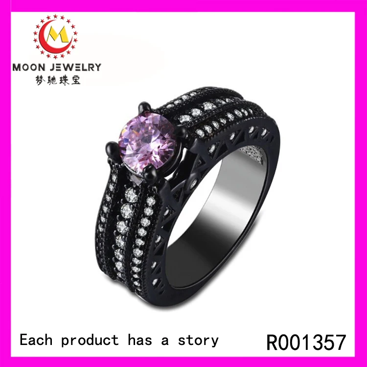 2018 Latest Saudi Arabia Men Ring 925 Sterling Silver Black Gold Plated ...