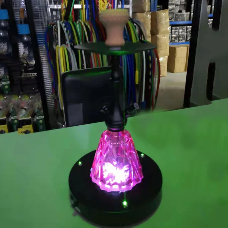 10 Inches Hookah Laser Led Plate Shisha Bar Led Display Lazer Base - Buy Hookah Base Light,Led ...