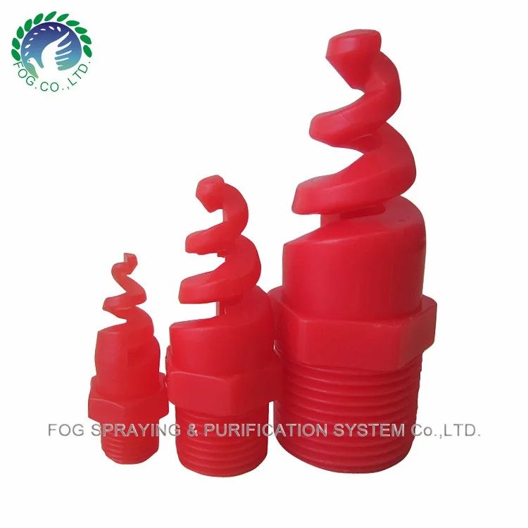 Spjt Plastic Pp Ss Pigtail Spiral Nozzle - Buy Plastic Spray Nozzles ...