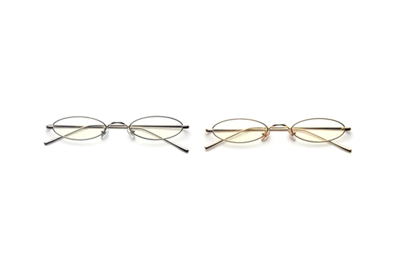 Shop Our Small Oval Glasses Frame Men Retro Gold Metal Frames