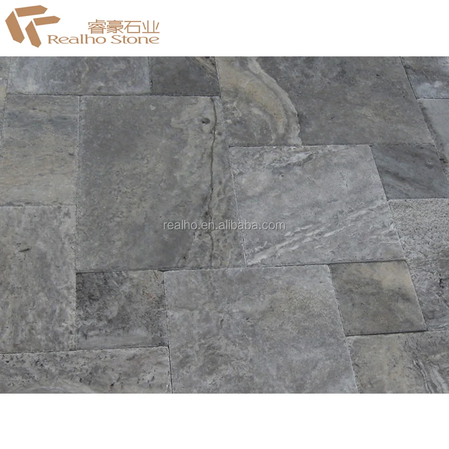 Travertin Pool - Honed Turkish Silver Travertine Pavers