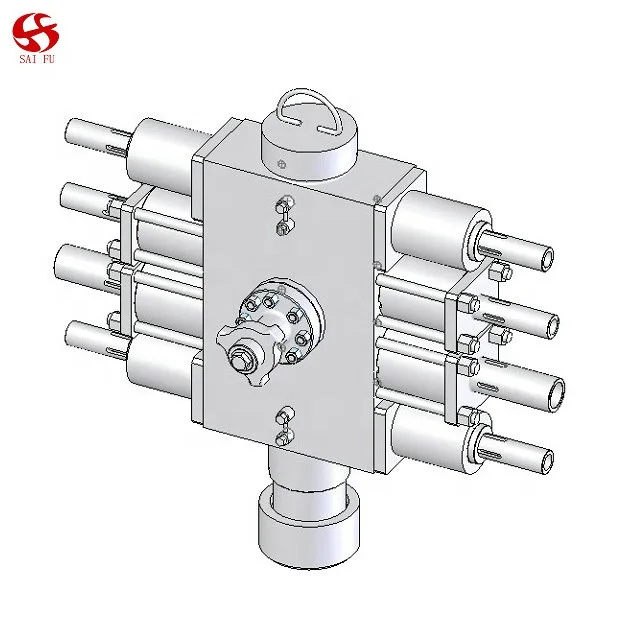 4.06'' 10000 Psi Api Coiled Tubing Bop Hydraulic Quad Ram Blowout ...