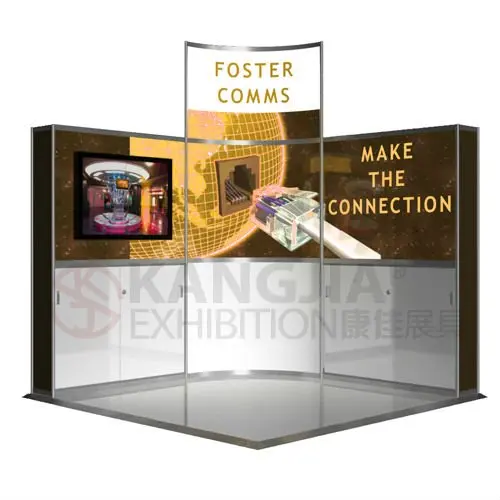 3m*3m Exhibition Booth Standard Design - Buy 3m*3m Exhibition Booth ...