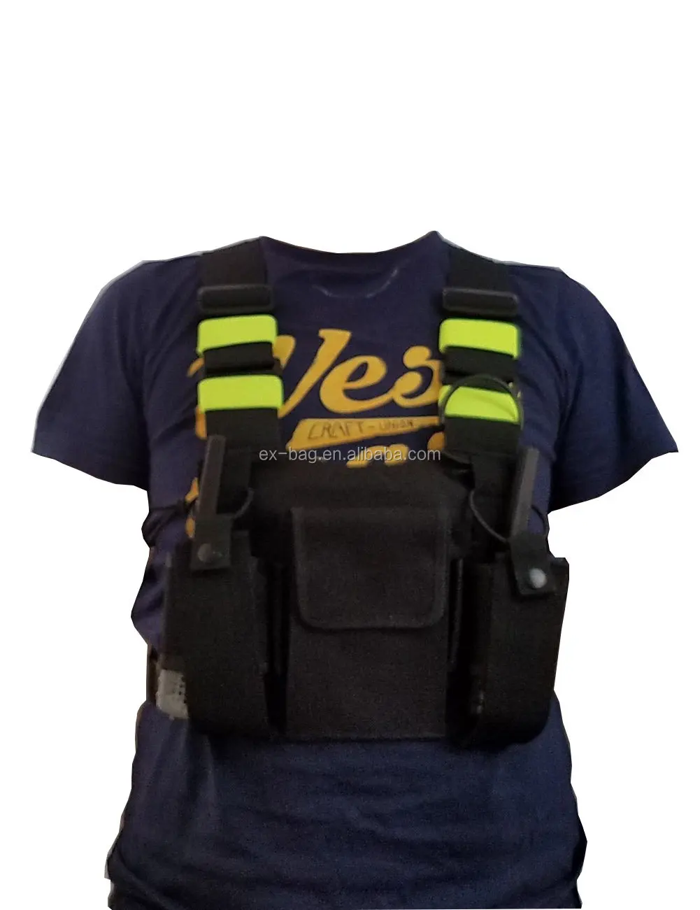 Exbag Chest Rig Waist Bag Hip Hop Streetwear Functional Tactical Chest ...