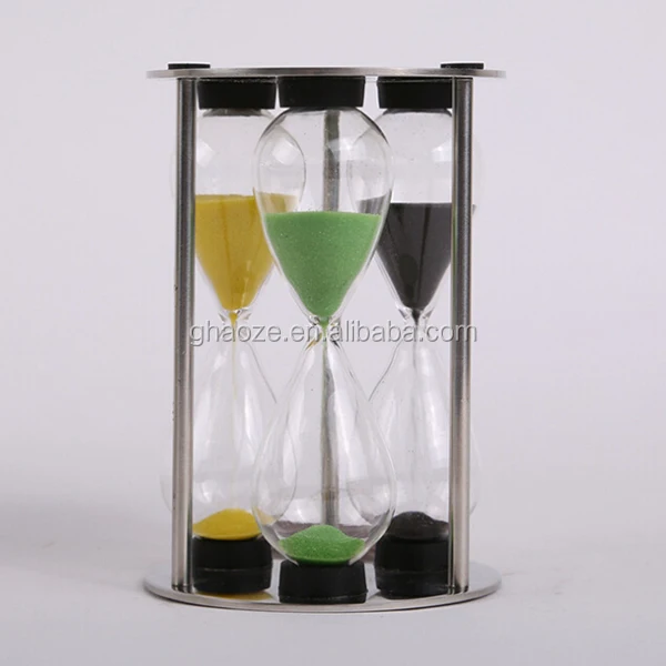 Customized Metal Sand Timer 3 4 5 Minute 3 in 1 Tea Sand Timer| Alibaba.com