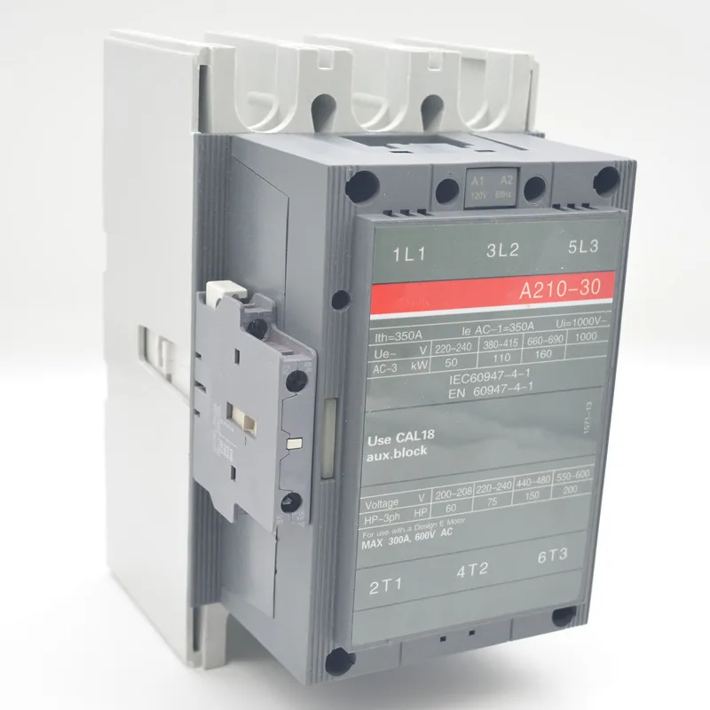 Contator AC série AX 3P 260A 1NO + 1NC AX260-30-11 24V 48V 110V/110 ...