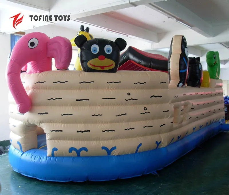 Noah's Ark Inflatable Combo Bounce House - Fun & Safety