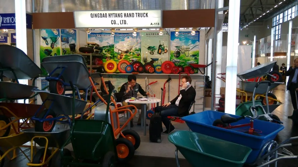 4.00-8 Pneumatic Rubber Wheel With Red Metal Rim/ Air Wheel Pr3000 ...