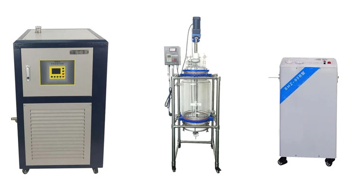 Peptide Synthesis Reactor High Efficiency 100l Chemical Jacked Glass ...