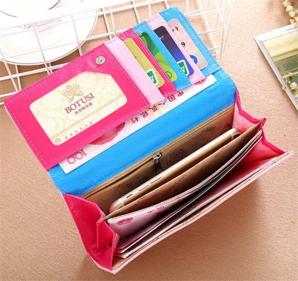 2017 New Girls Long Wallet For Women Cute Young Girl Wallet - Buy ...