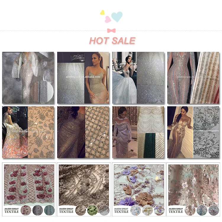 Wholesale Luxury 3d Handwork Seashell Bead Flower Embroidered Design ...