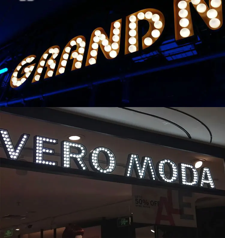 High Quality Vintage Marquee Bulb Channel Letters - Buy Vintage Channel ...