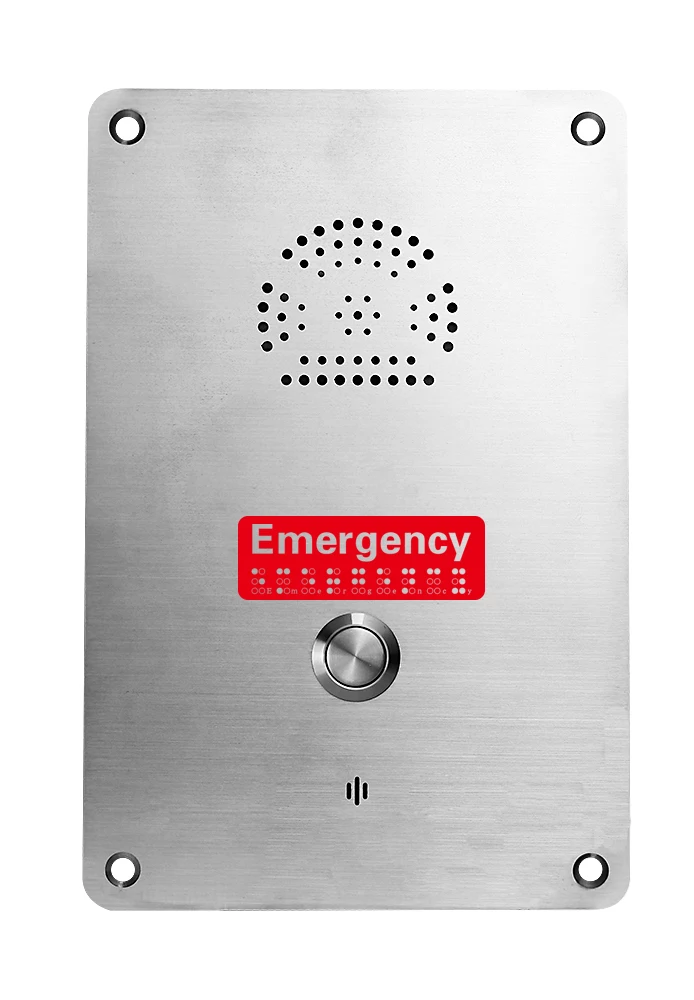 Flush-panel Hands-free Voip Intercom,Stainless Steel Elevator Help ...