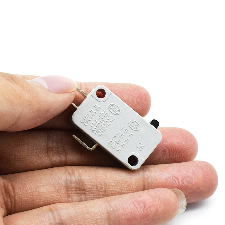 250V AC Micro Switch T105 5e4 16A Detect Switch 2 Pin Grey