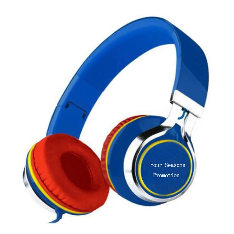 Stylish Funny Silent Branded Headsets Triangle Blue Headphones - Buy ...