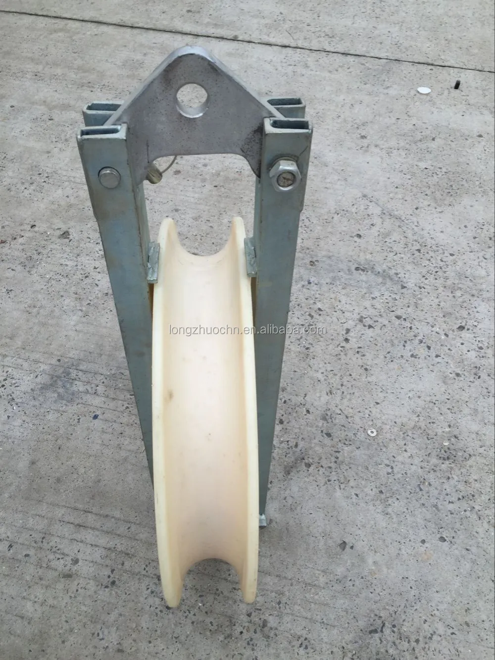 Single Nylon Roller Pulley Sheave/ Plastic Pulley Hook Cable Roller ...