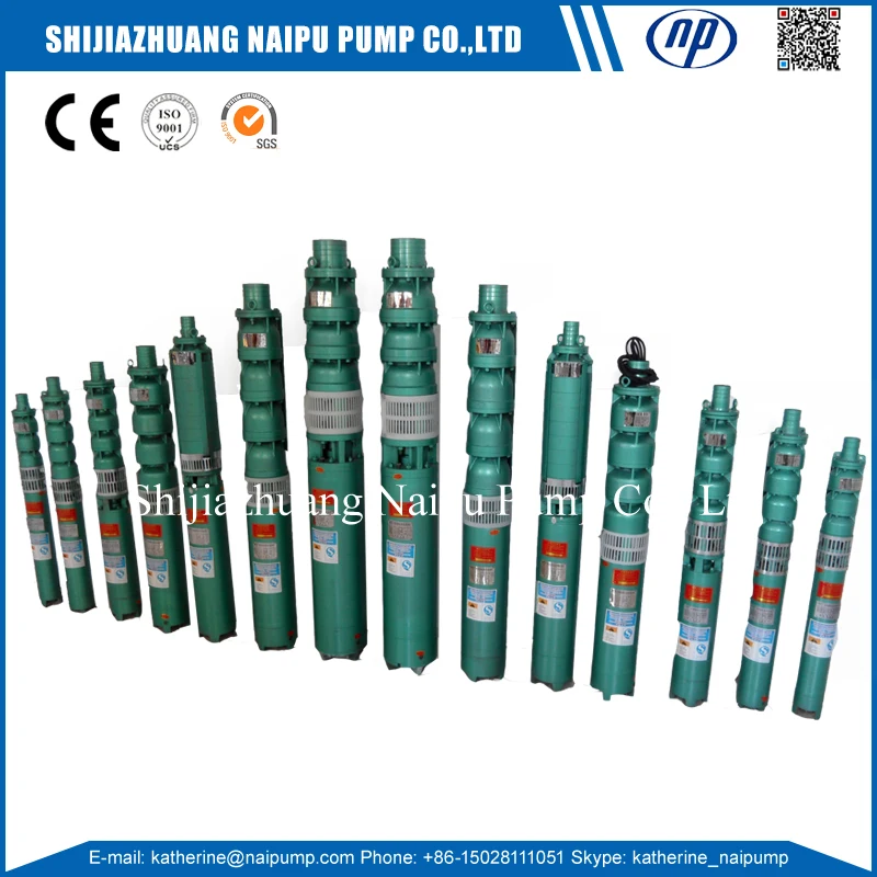 QJ High Pressure Vertical Multistage Immersed Deep Well Water Pump