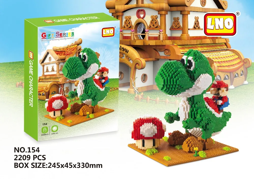 Children Self Assembled Hc Building Block Brick Construct Super Yoshi ...