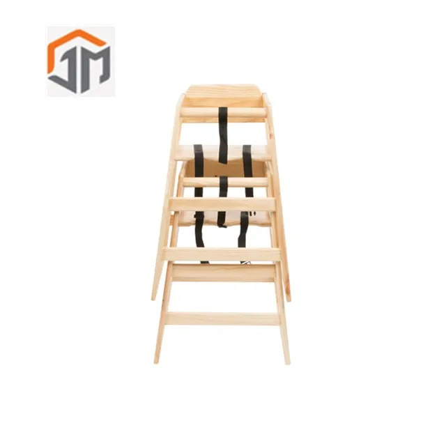 Stackable Highchair - Restaurant Style Wooden Hi-chair