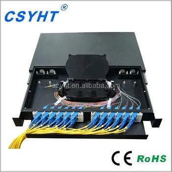 Ftth Outdoor 24 Port Optical Distribution Frame Rack Mount Fiber Odf ...