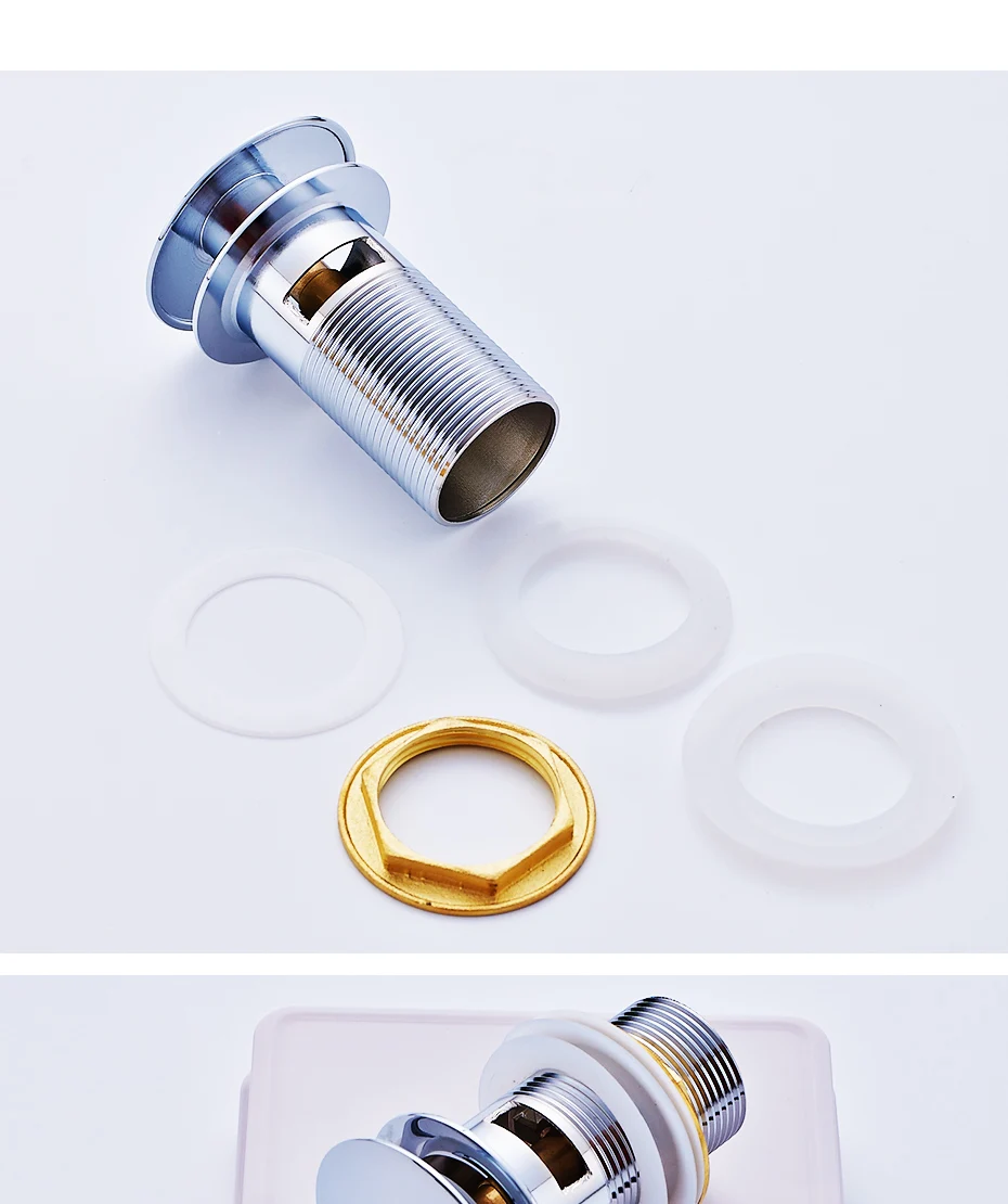 Bathroom Push Down Pop Up Waste Sink Basin Drain - Buy Push Down Pop Up ...