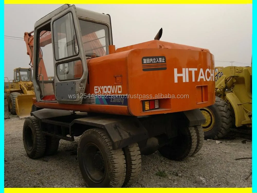 Japan Made Used Hitachi Ex100wd Wheel Excavator For Sale/used Hitachi ...