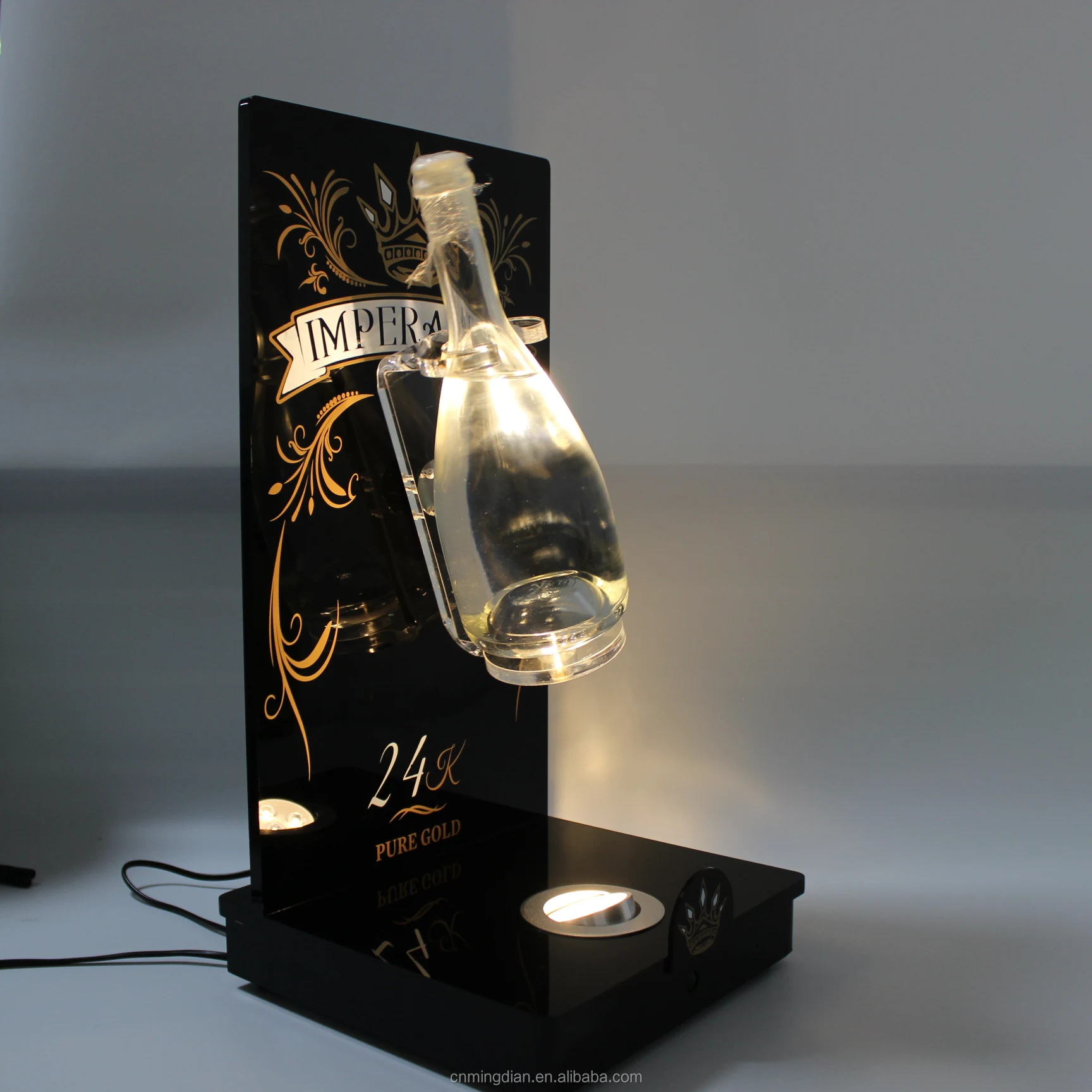 LED Acrylic 360 Degree Bottle Glorifier Display Stand