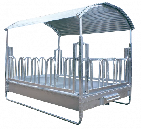 Sheep Goat Round Bale Feeder - Durable & Easy to Use