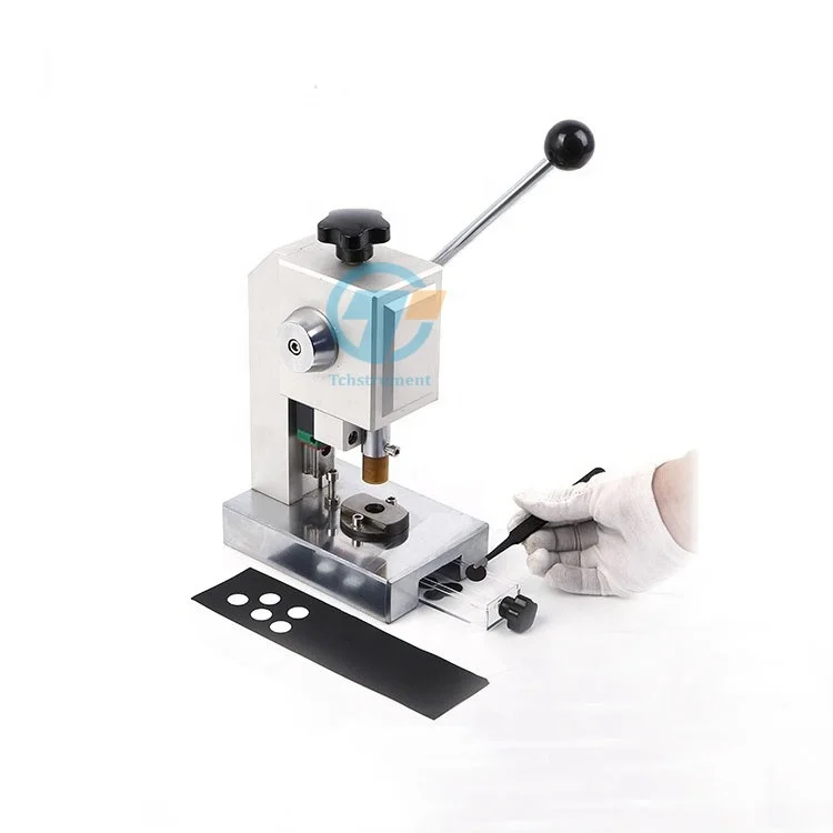 Hand Manual Electrode Round Disc Puncher for Battery