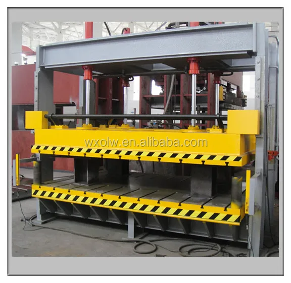 Hydraulic Cold Pressing Machine For Wood Panels Leveling And Shaping ...