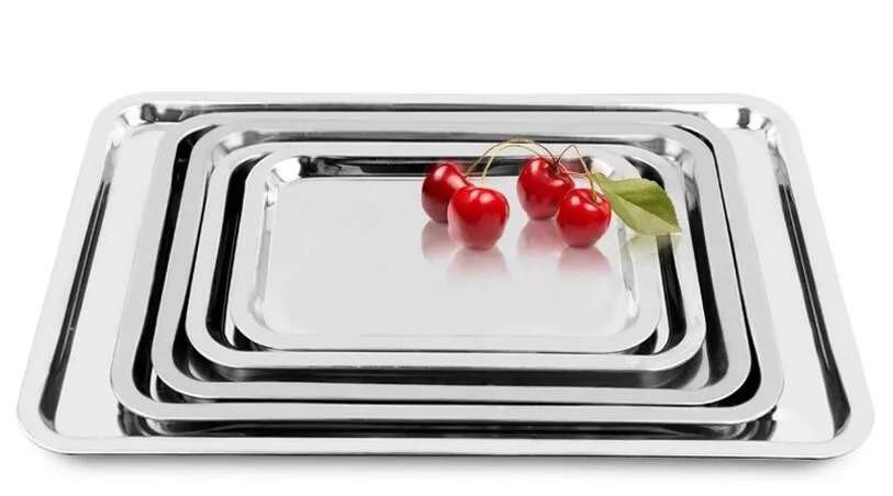 Large Capacity Multifunction Stainless Steel Square Steamer Tray Deep ...