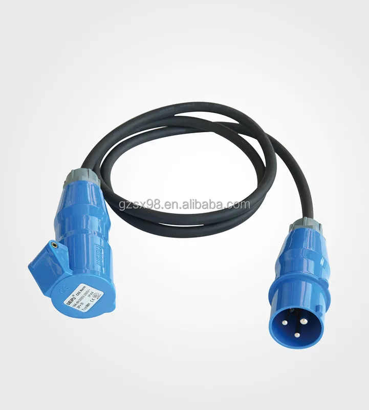 3pin Single Phase Ip44 Extension Wire - Buy Extension Wire,Ip44 ...
