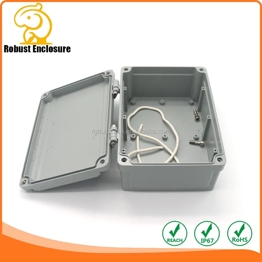 Ip67 Aluminum Outdoor Weatherproof Box Enclosure For Electronics 220* ...