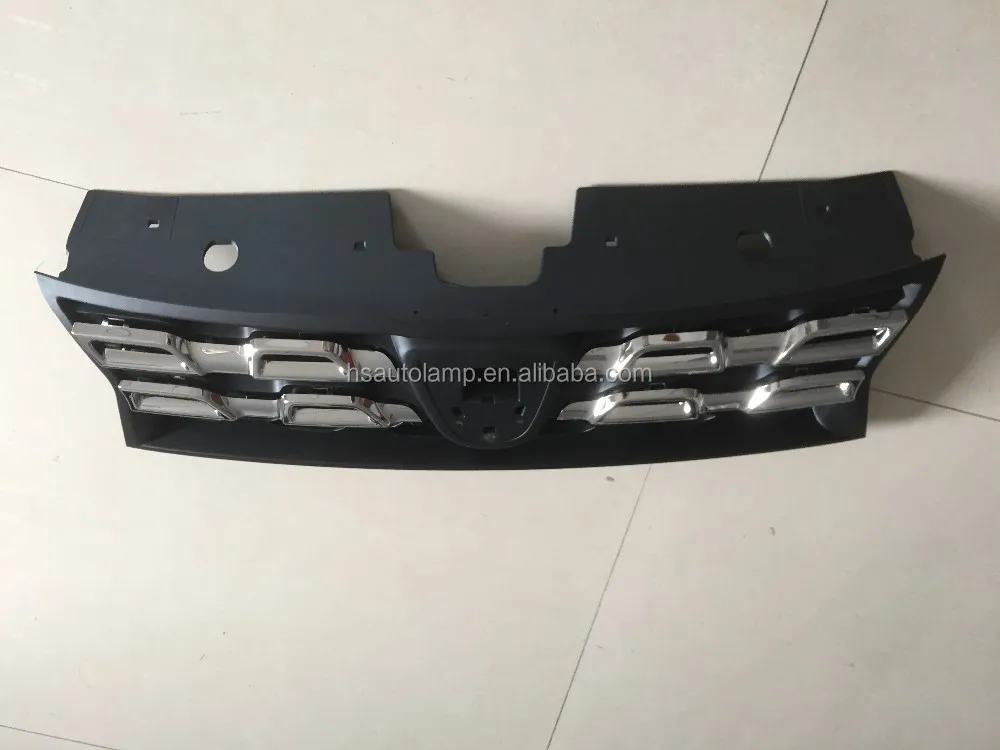 Dacia Duster 2013 Front Grille with Moulding - Black PP Vehicle Front ...