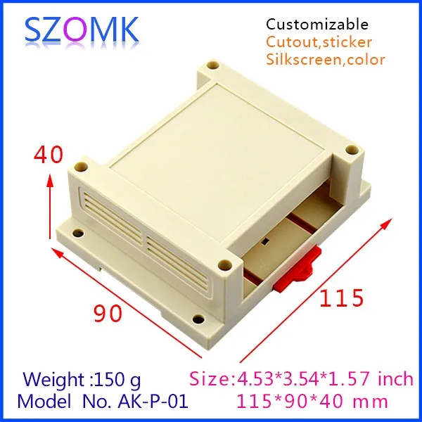 Plastic Din Rail Enclosures Control Box For Industry Instrument - Buy ...