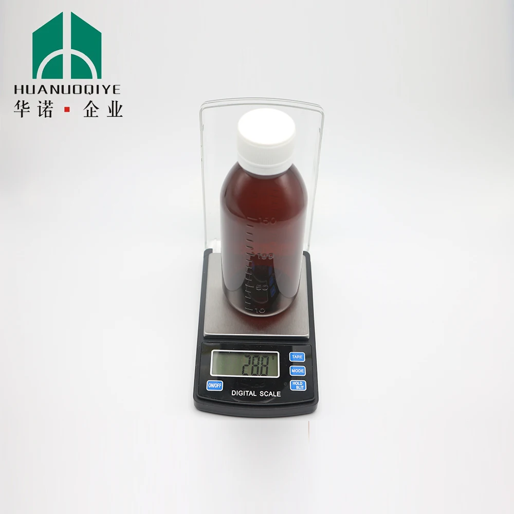 Cough Syrup Bottle Maple Plastic 150ml Pet Amber Screen Printing ...