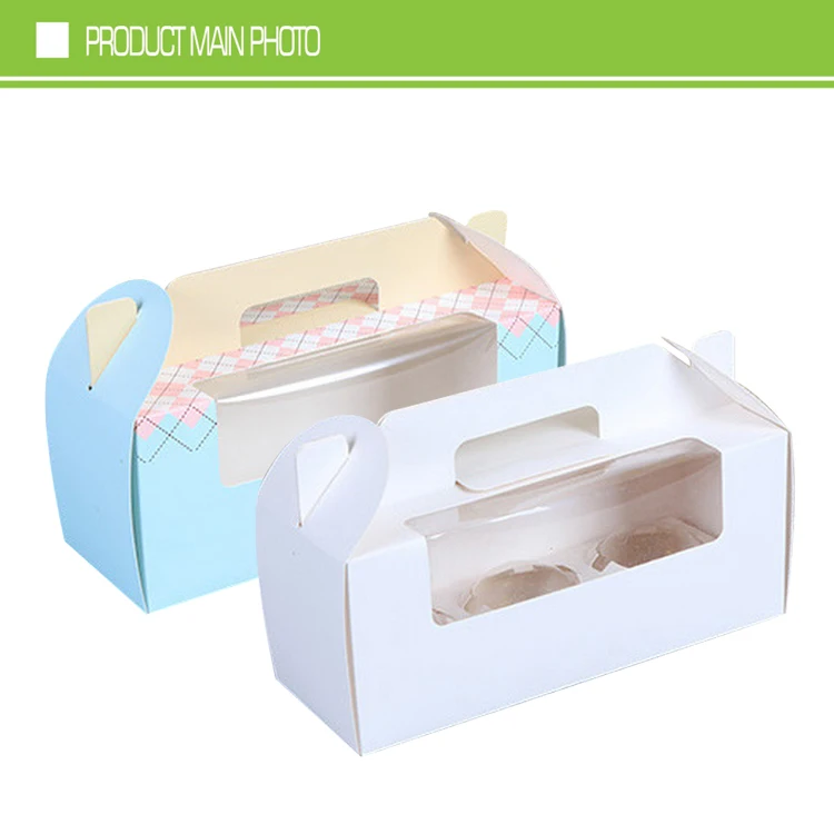 Accept Customize See Through Packaging Box For 6 Pcs Cupcake - Buy See ...