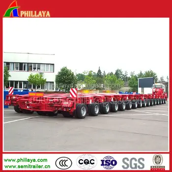 Multi-axle Hydraulic Truck Trailer/ 3lines 6axles/ 4lines 8 Axles ...