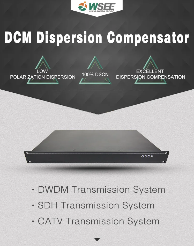1550nm Catv Dispersion Compensation 20km 40km 60km 80km Fiber Optic Dcm ...