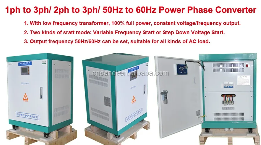 10kw 3 Phase 220v 60hz To 3 Phase 380v 50hz Voltage Converter - Buy ...