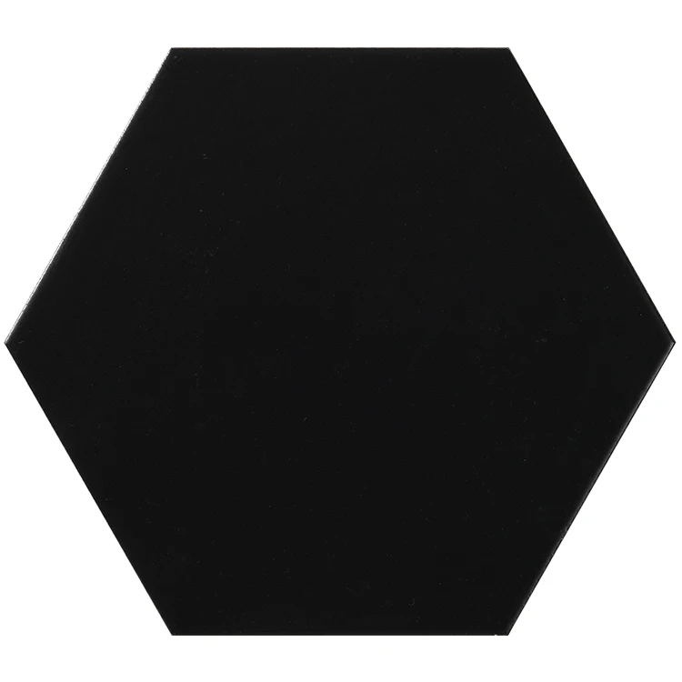 Plain Solid Color Ceramic Tile Bathroom Floor White Hexagon Tile - Buy ...