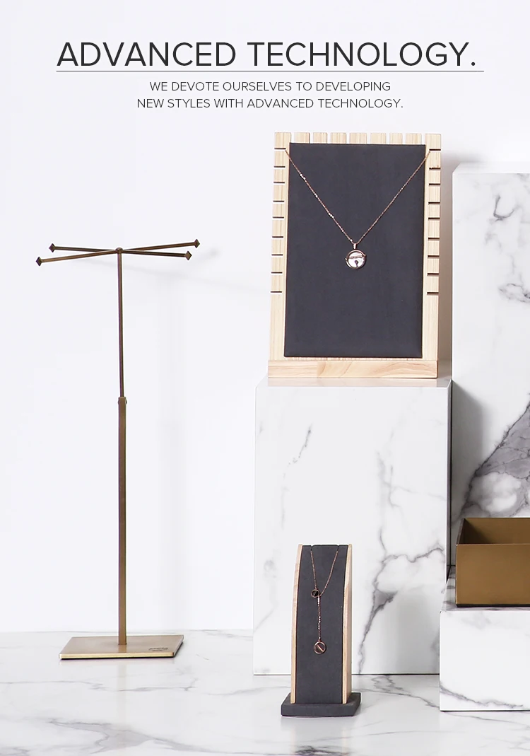 Countertop Luxury Wood Jewelry Necklace Display Bust Stand - Buy Wood ...