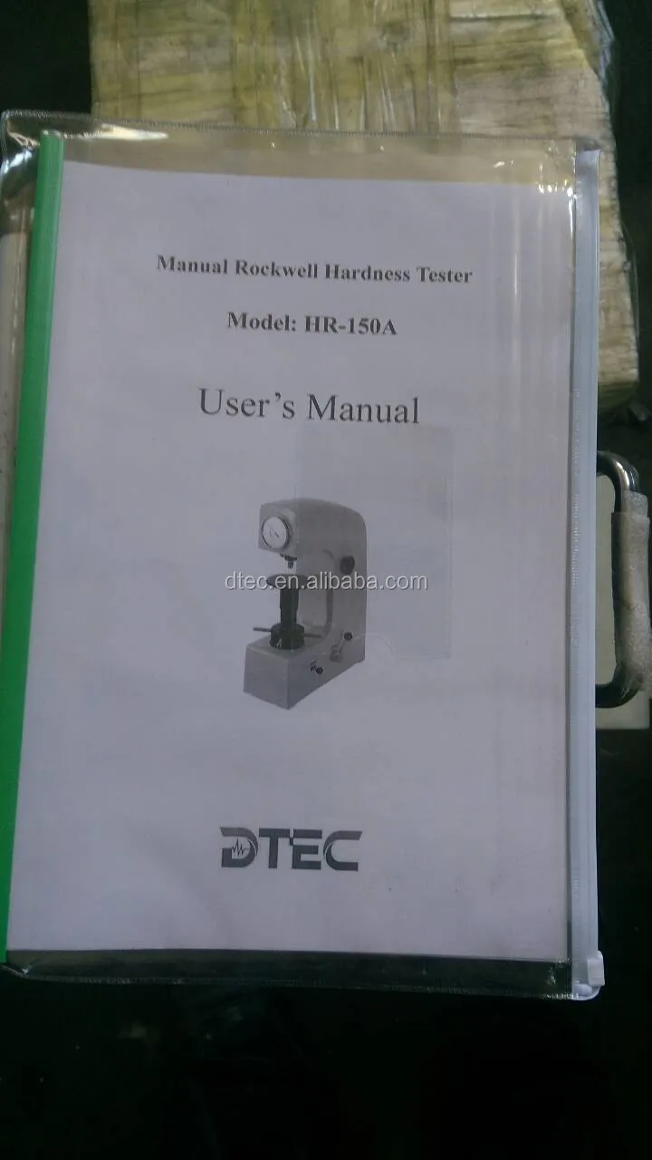 Dtec Hr-150a Manual Rockwell Hardness Hrc,Qualified With Iso,Astm ...