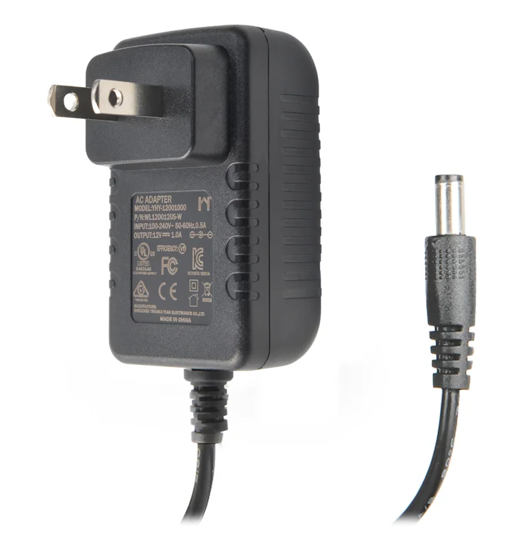 Wall Ac Dc Switch Power Adapter 9v 10v 11v 12v 12.5v 13v Dc 1a 1.0a ...